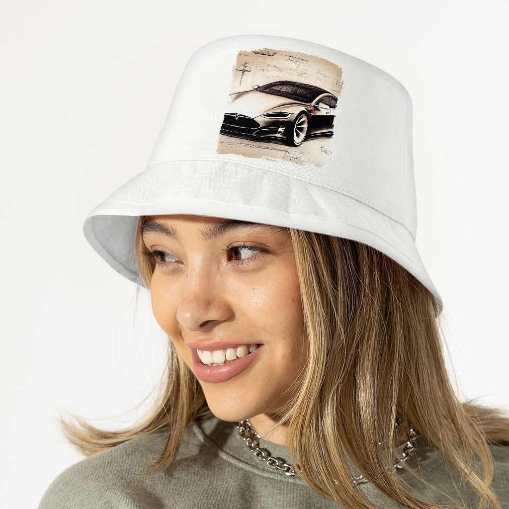 Graphic Car Design Bucket Hat – Graphic Hat – Car Bucket Hat - Ace Beans