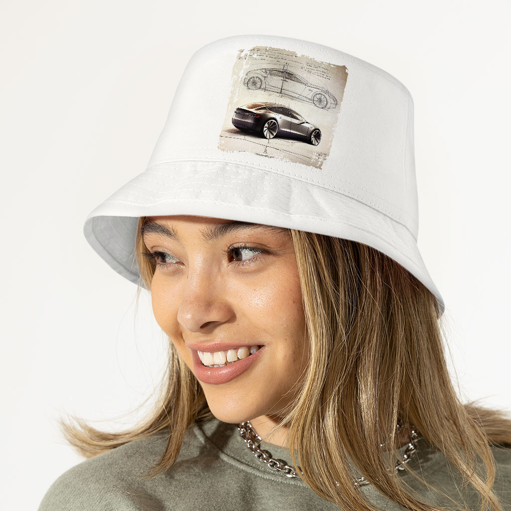 Cool Car Bucket Hat - Car Hat - Graphic Bucket Hat